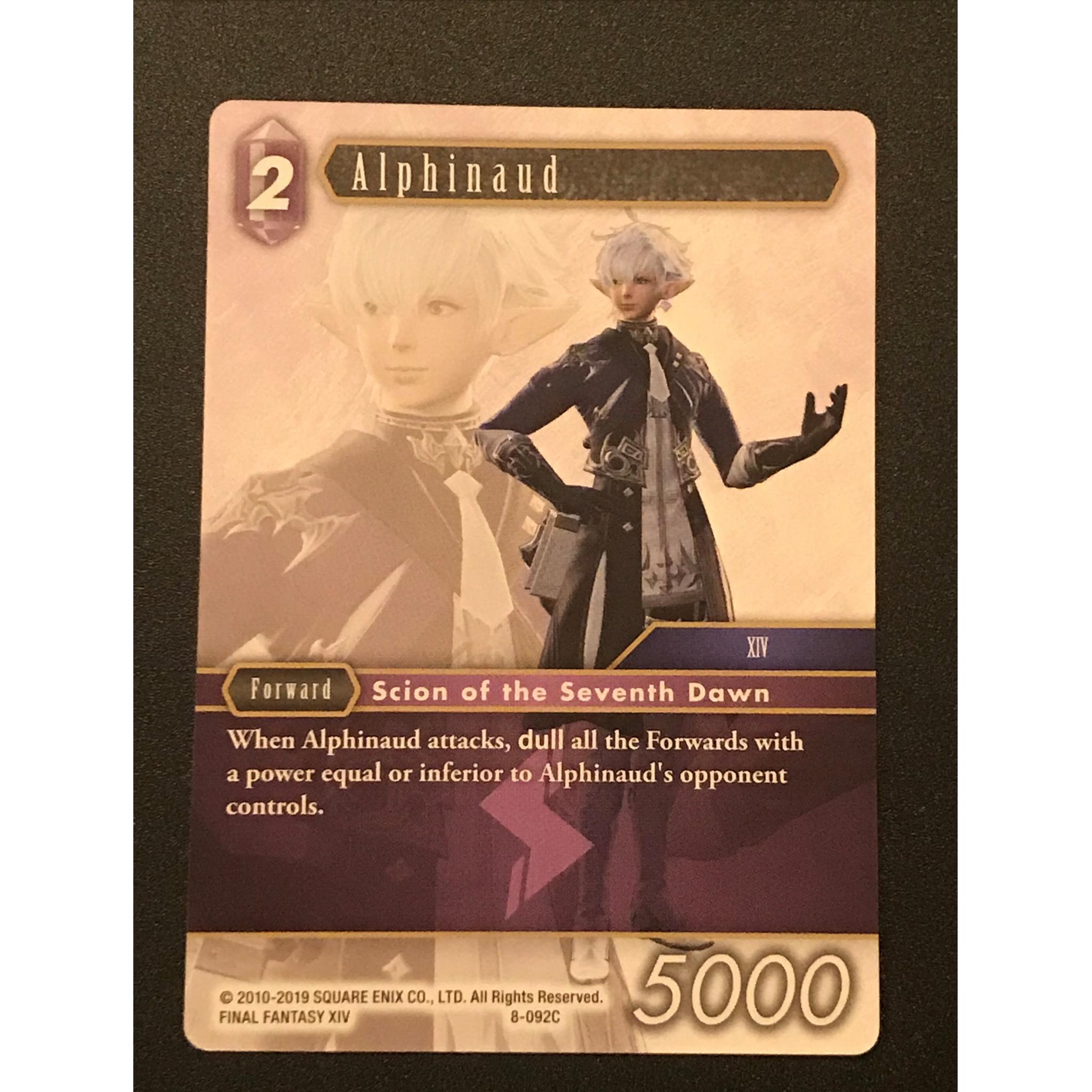 Final Fantasy TCG - Opus 8 - Alphinaud 8-092C