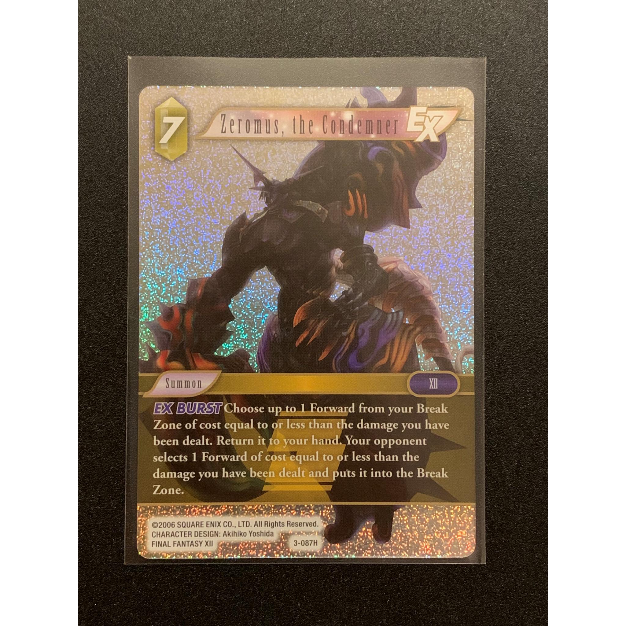 Zeromus, the Condemner 3-087H - Foil