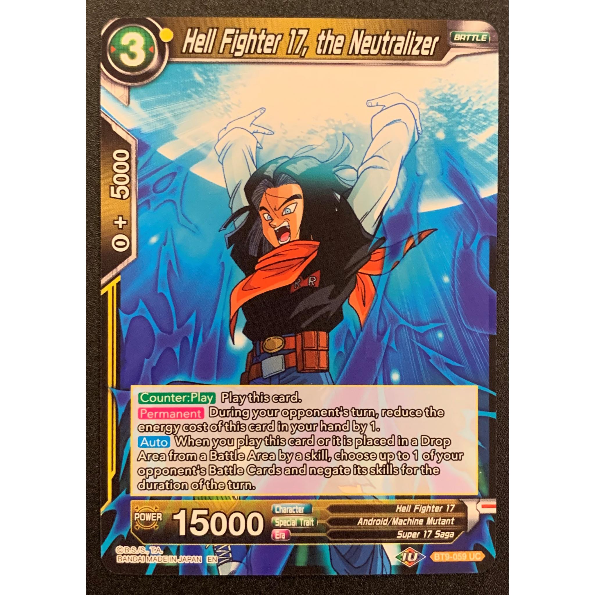 Hell Fighter 17, the Neutralizer BT9-059 UC