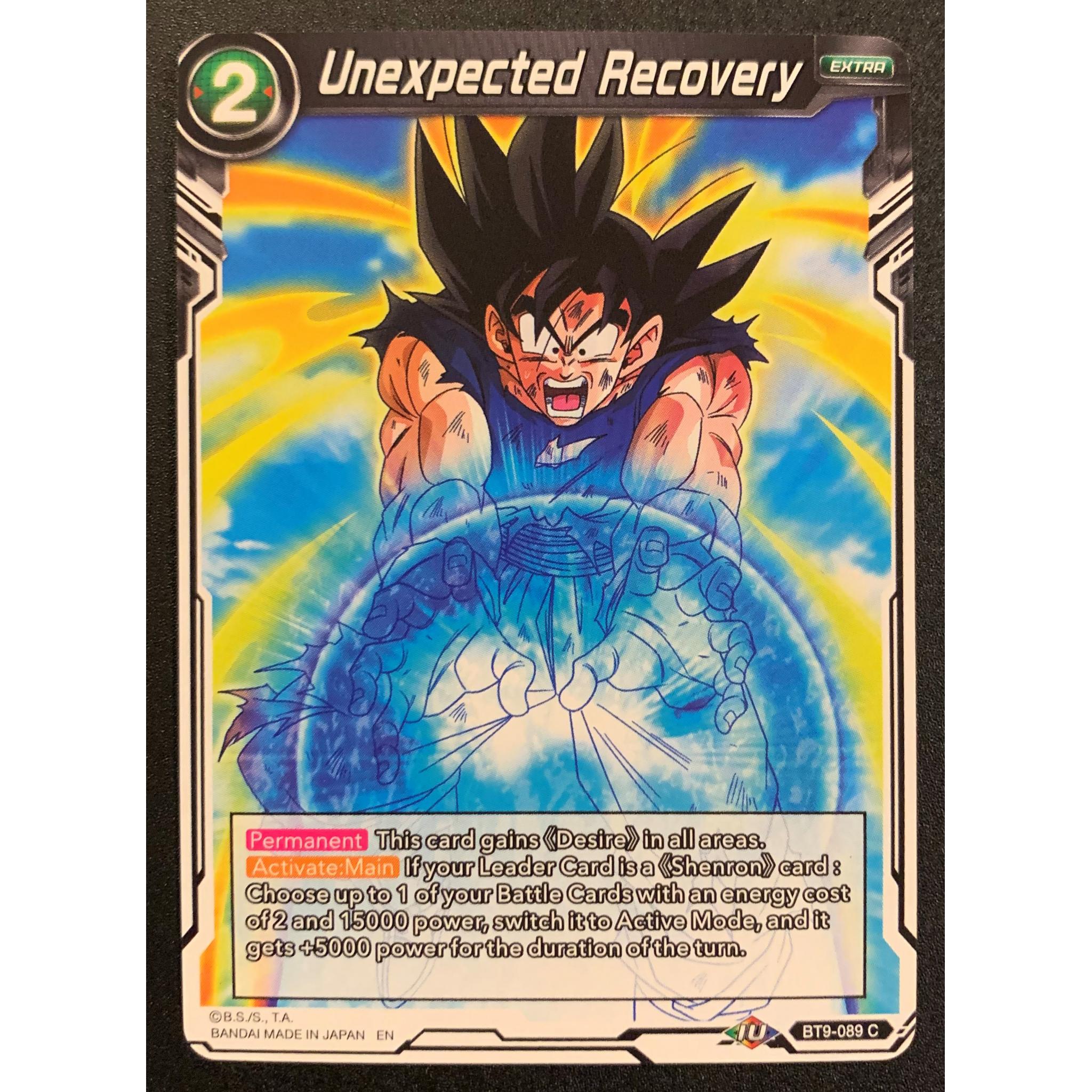 Unexpected Recovery BT9-089 C