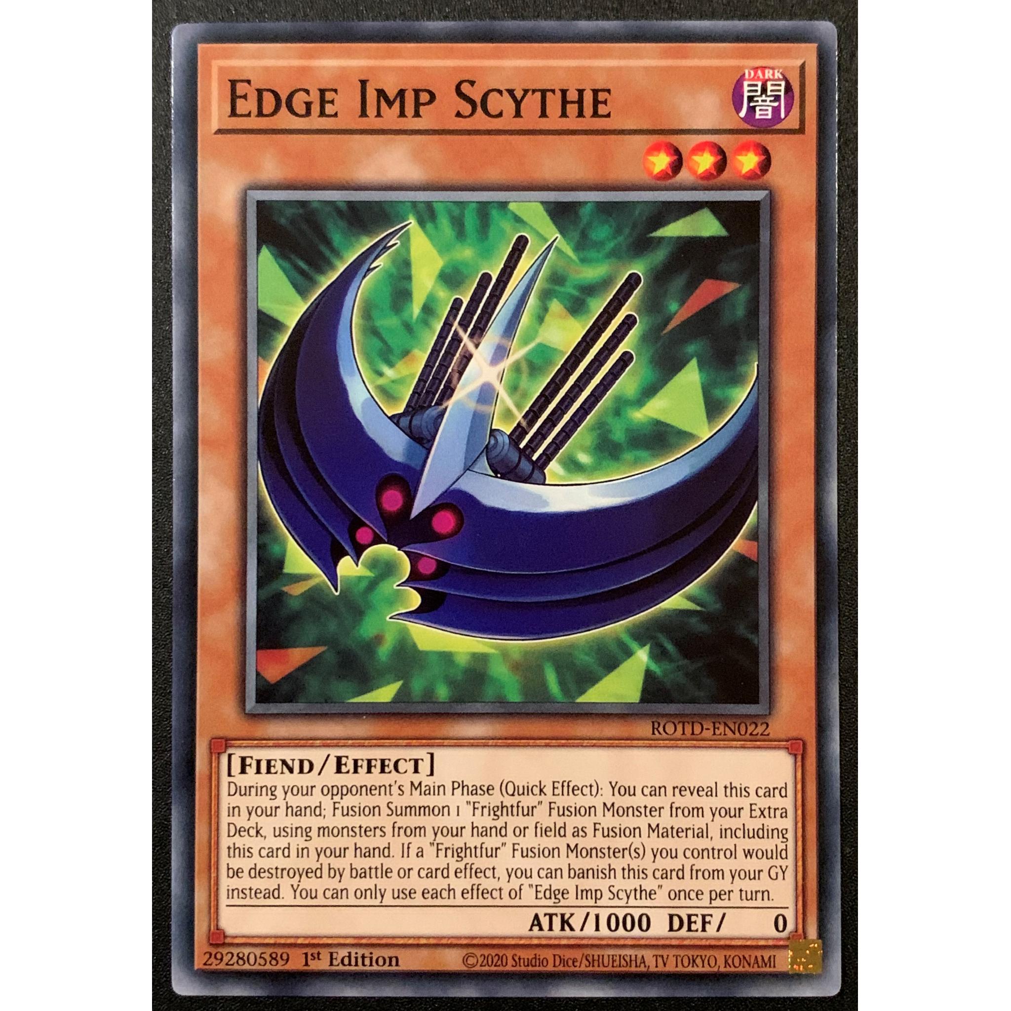 Edge Imp Scythe | ROTD-EN022 | 1st Edition | Common