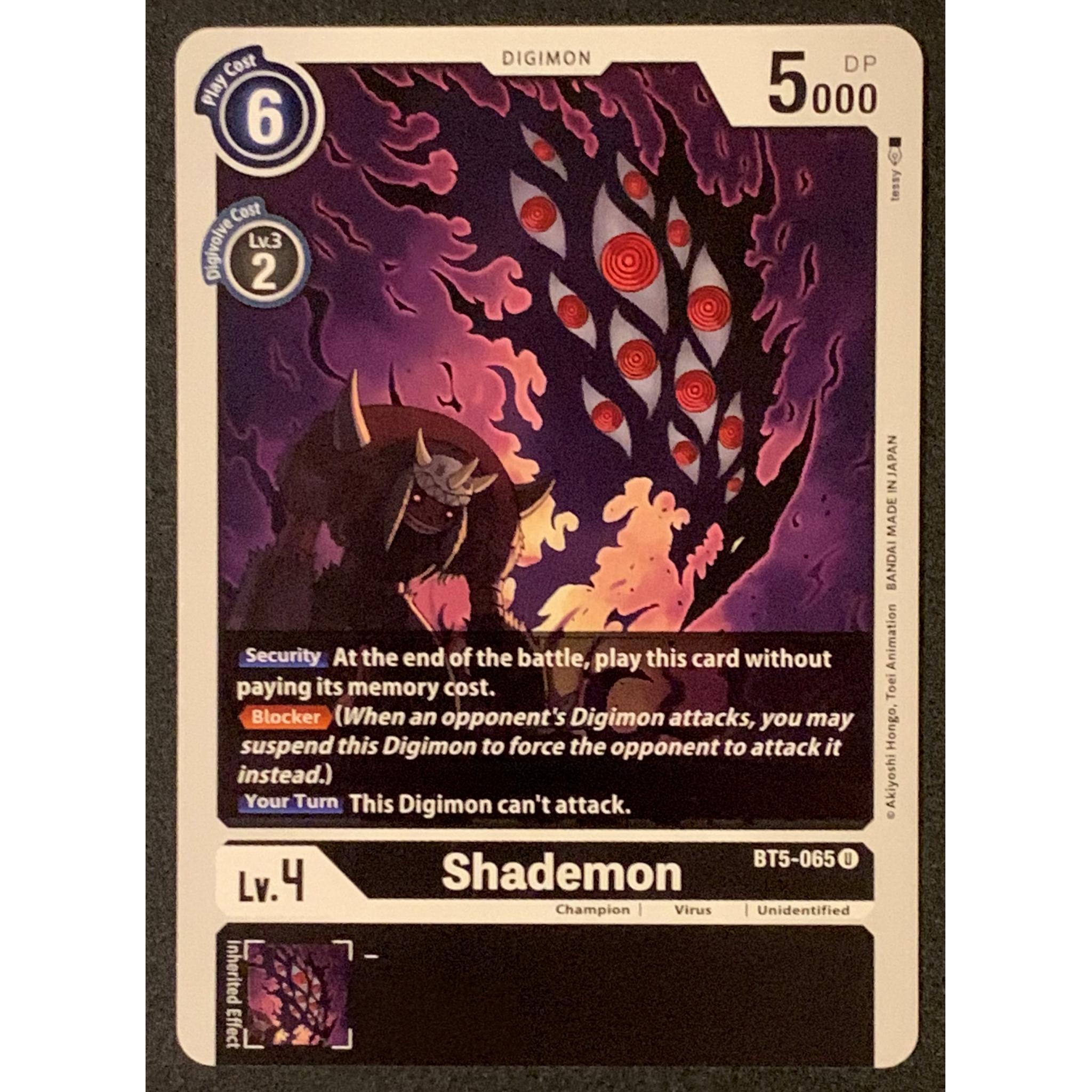 Shademon | BT5-065 U | Uncommon