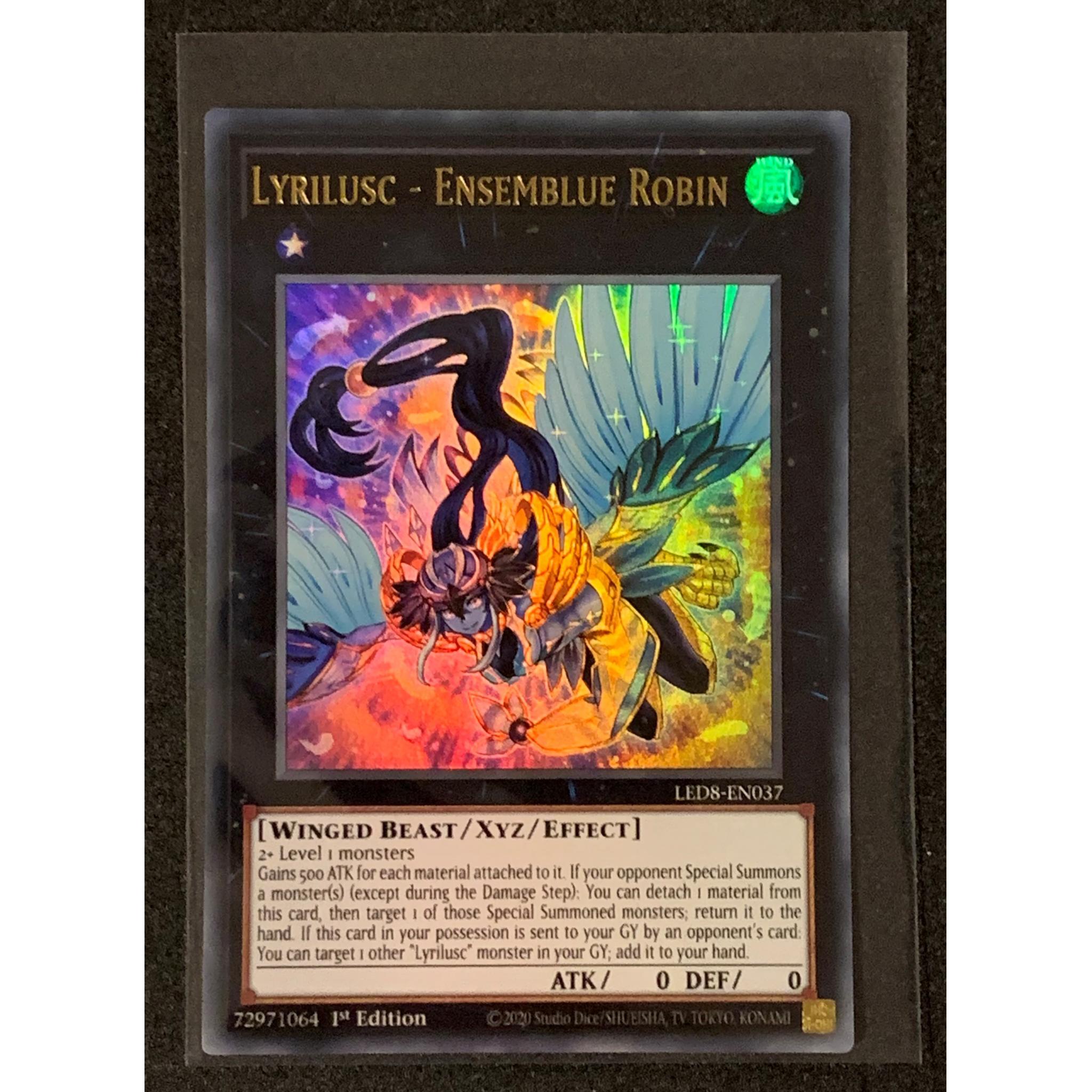 Lyrilusc - Ensemblue Robin | LED8-EN037 | Ultra Rare