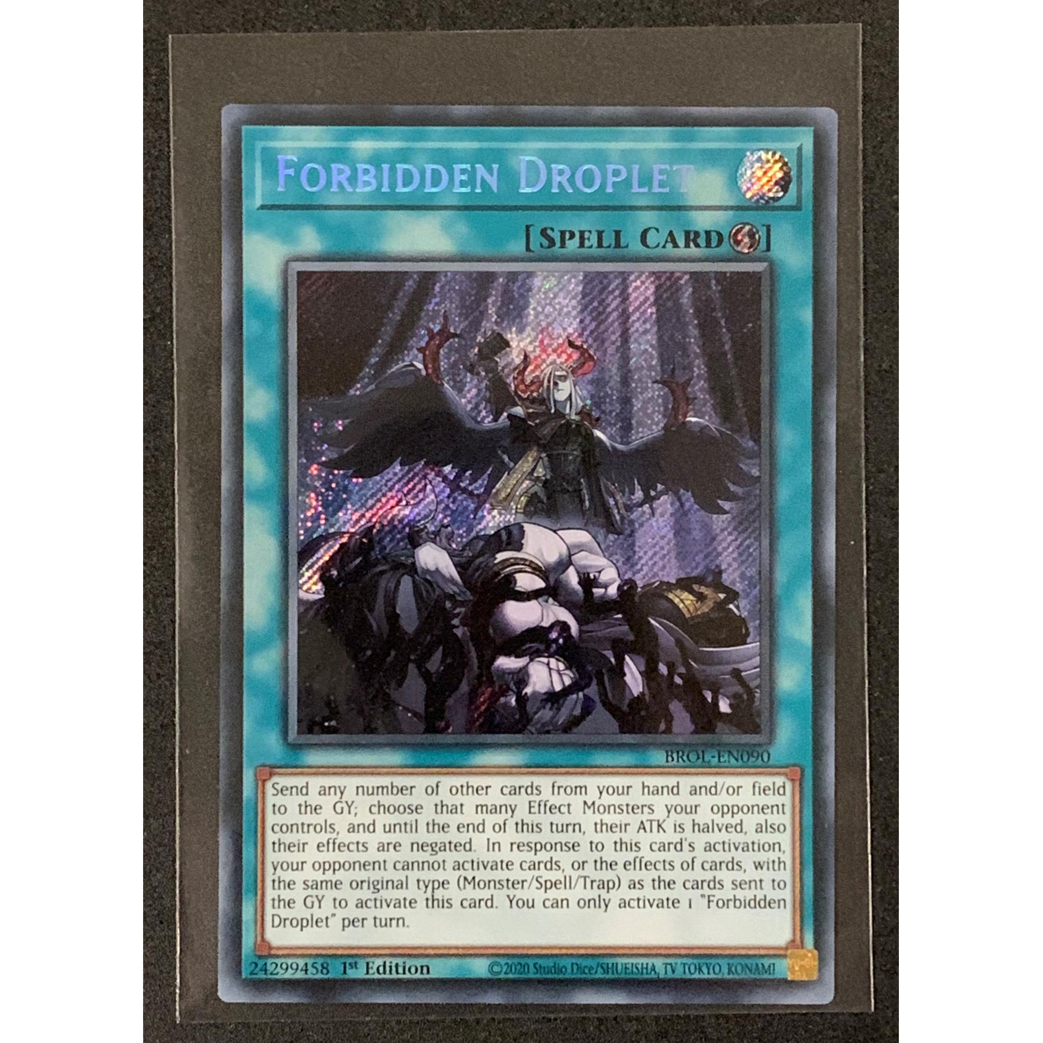 Forbidden Droplet | BROL-EN090 | 1st Edition | Secret Rare
