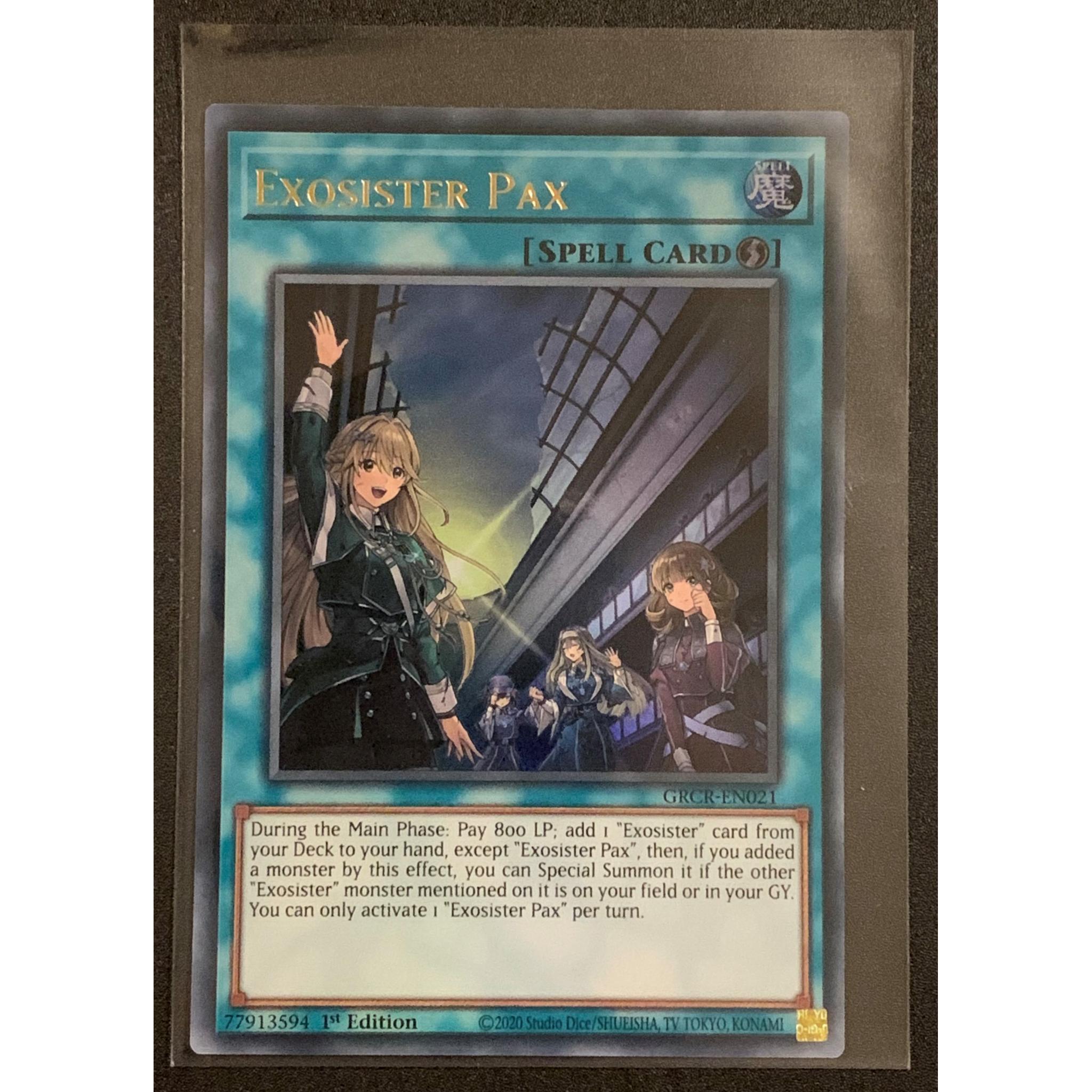 Exosister Pax | GRCR-EN021 | 1st Edition | Ultra Rare