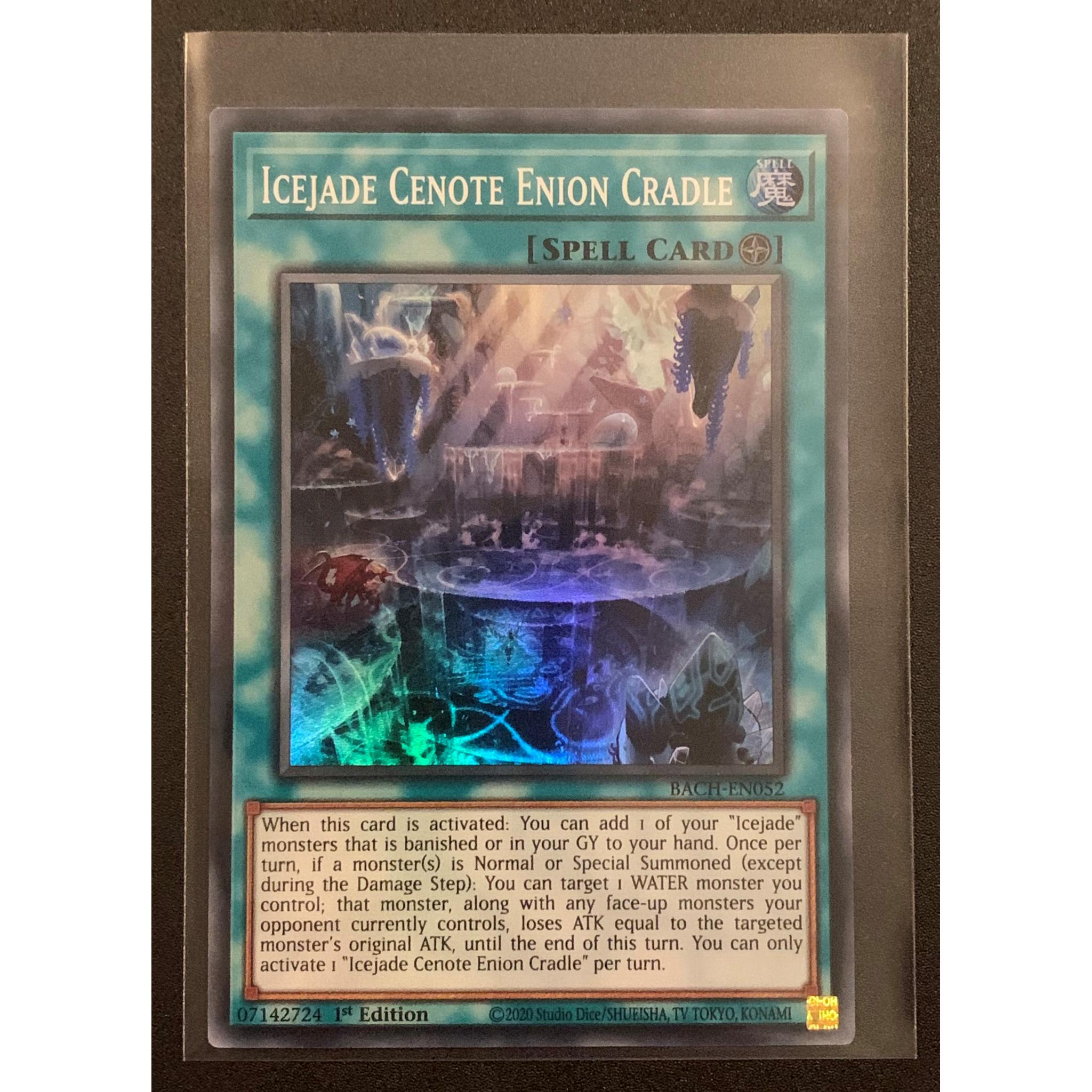 Icejade Cenote Enion Cradle | BACH-EN052 | Super Rare | 1st Edition
