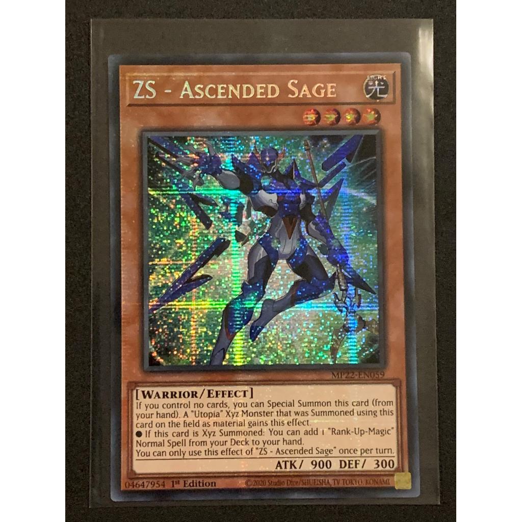 ZS - Ascended Sage | MP22-EN059 | 1st Edition | Prismatic Secret Rare
