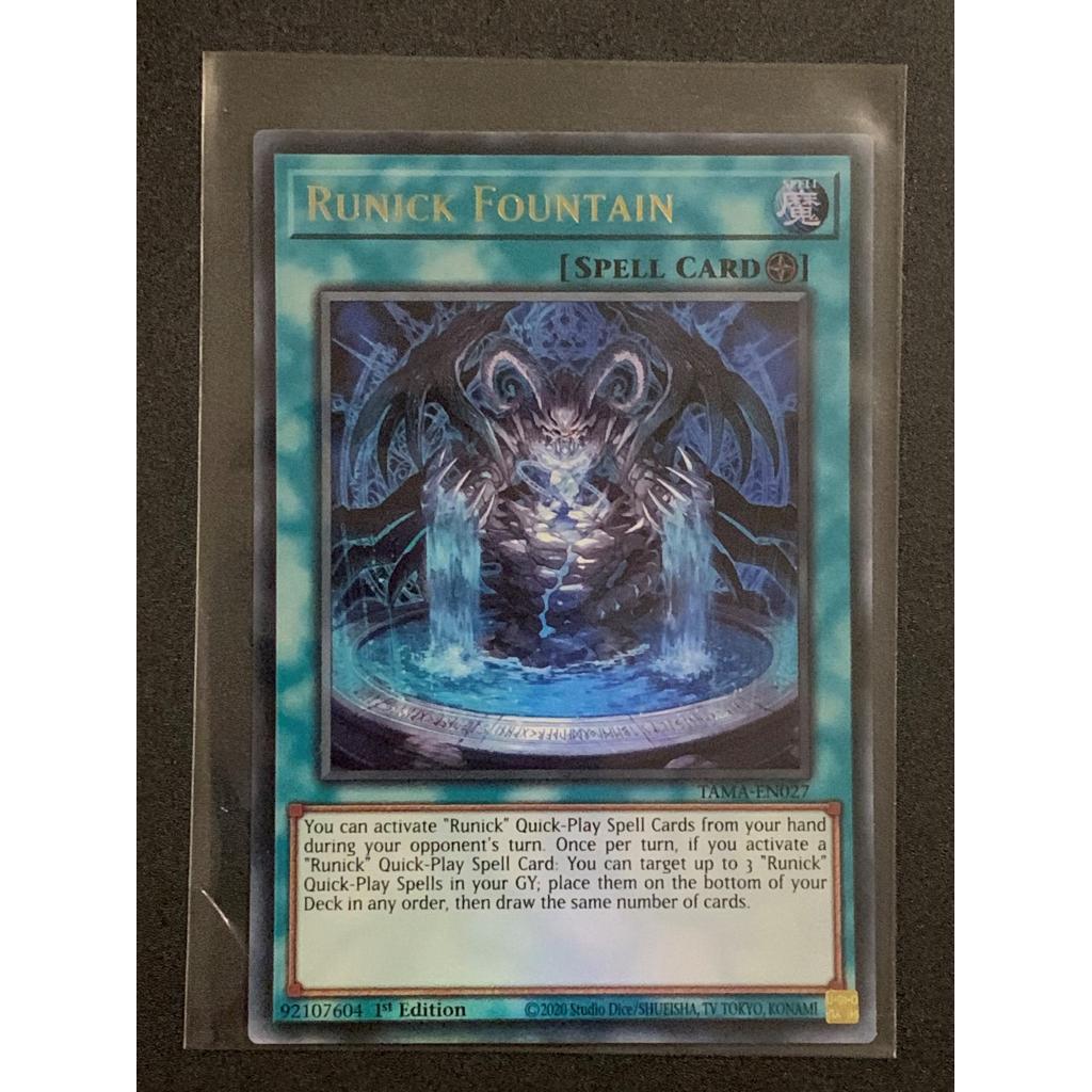 Runick Fountain | TAMA-EN027 | 1st Edition | Ultra Rare