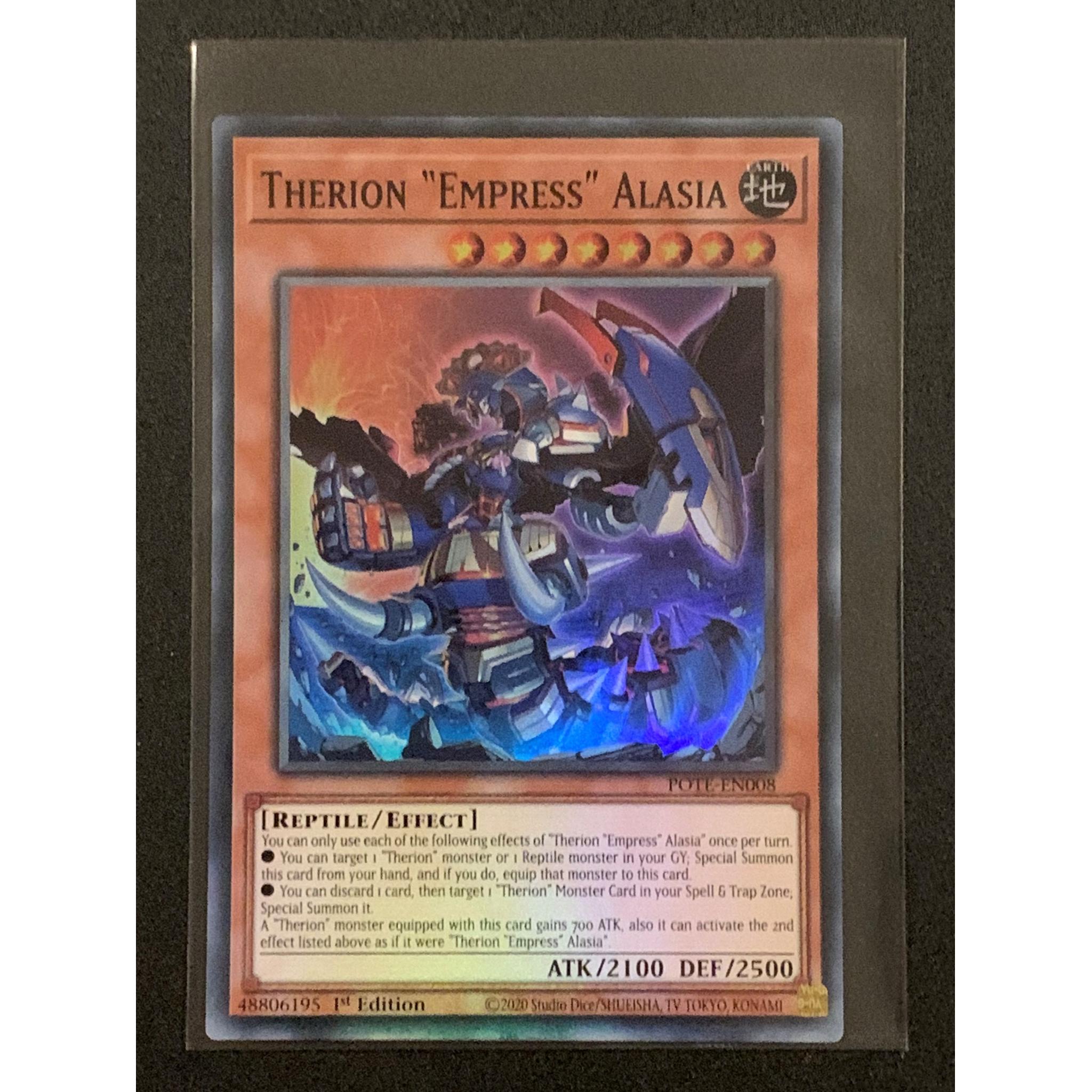 Therion "Empress" Alasia | POTE-EN008 | 1st Edition | Super Rare