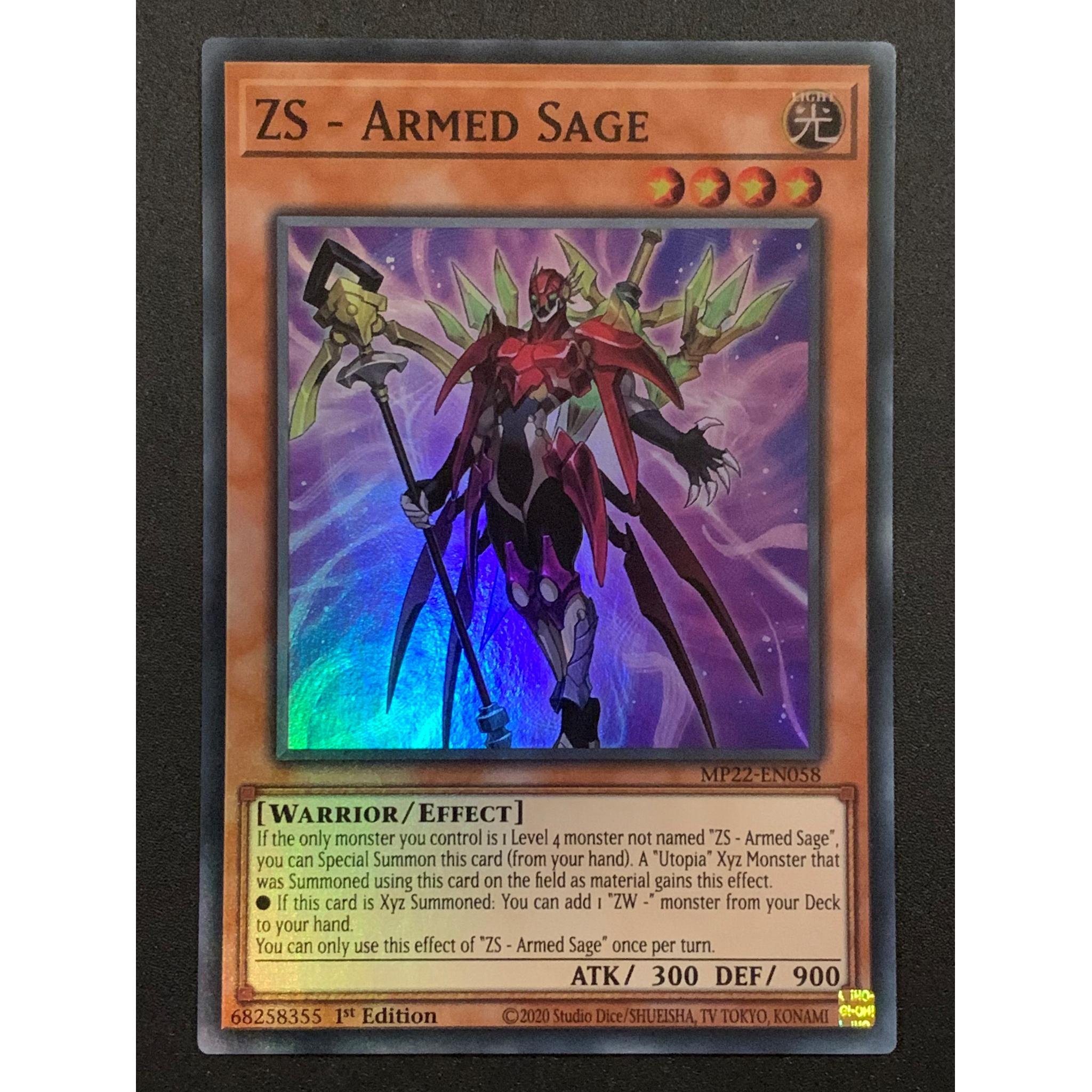 ZS - Armed Sage | MP22-EN058 | Super Rare | 1st Edition