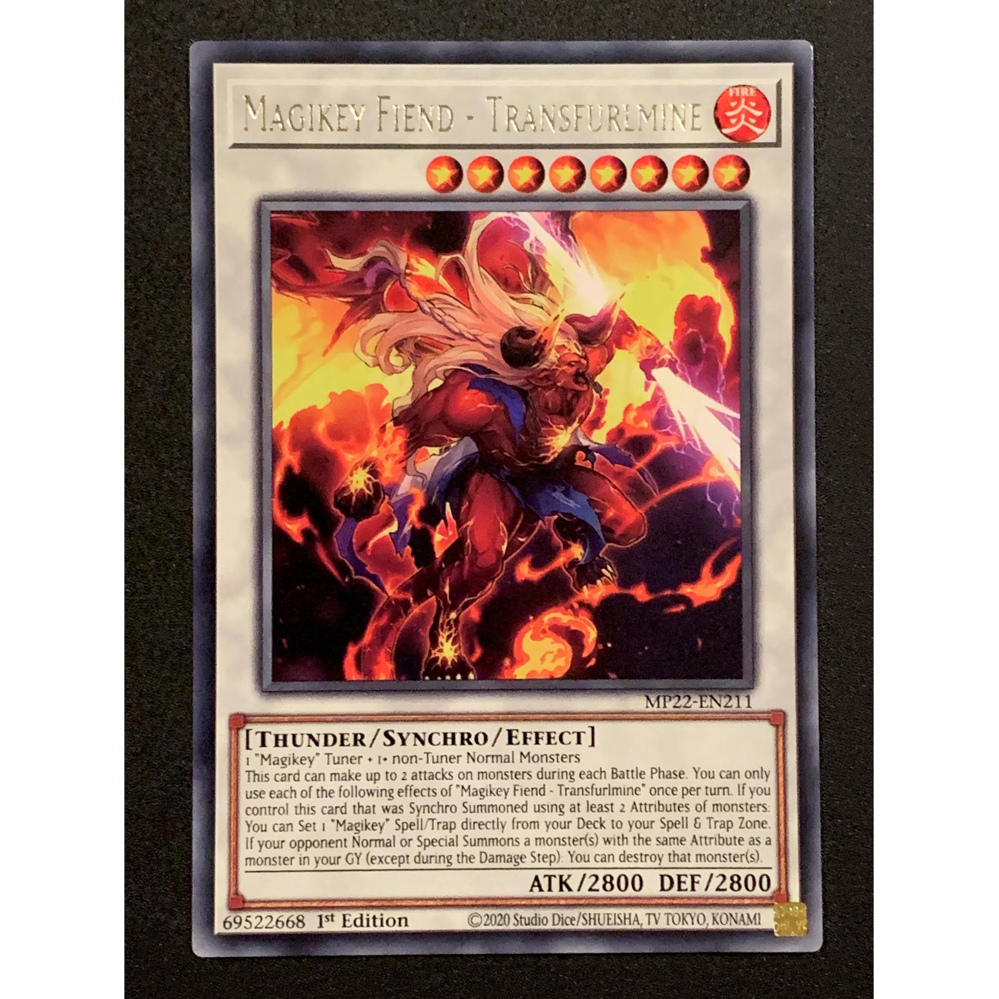 Magikey Fiend - Transfurlmine | MP22-EN211 | Rare | 1st Edition